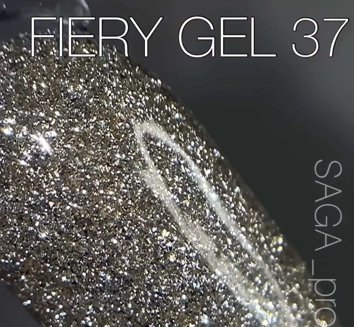 Купити № 37 Світловідбиваючий гель-лак Saga FIERY GEL 13559 в інтернет ...
