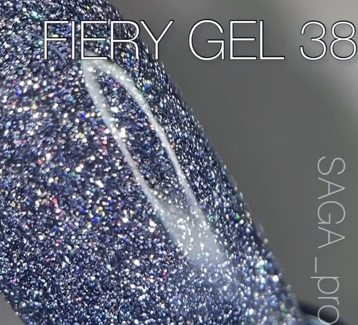 Купити Світловідбиваючий гель-лак Saga FIERY GEL № 38, 10 мл 13561 в ...